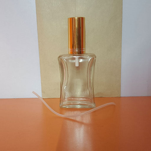 30 ml Plain Perfume Glass Refillable Bottle Gold Set – TonersTouch